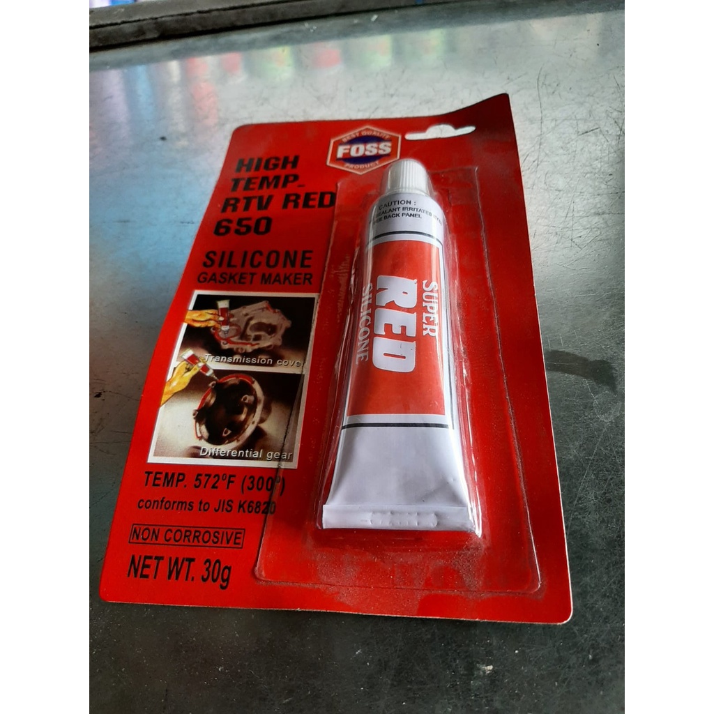 Jual Red Silicone RTV 680 High Temp Gasket Maker / Lem Sealant Merah ...