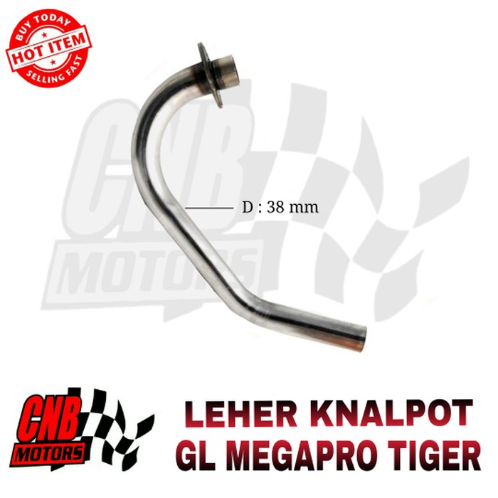 Jual Leher Knalpot CB GL Megapro Tiger Ukuran Scorpio Diameter 38 mm | Shopee Indonesia
