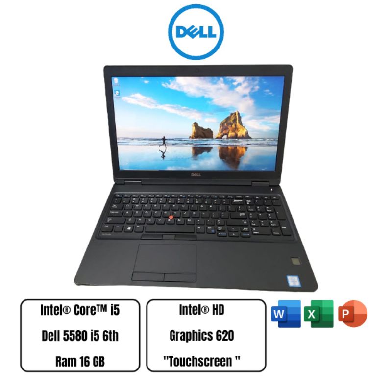 Jual Laptop Touchscreen DELL Latitude 5580 intel core i5 gen 6th ram 8GB SSD 256GB | Shopee ...