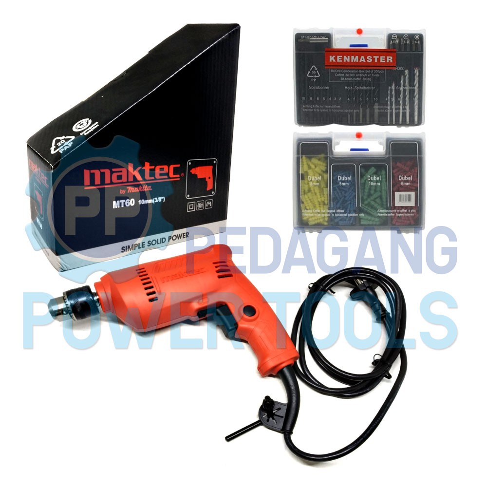 Jual MESIN BOR LISTRIK MAKTEC MT 60 & MATA BOR SET ANGKUR | Shopee ...