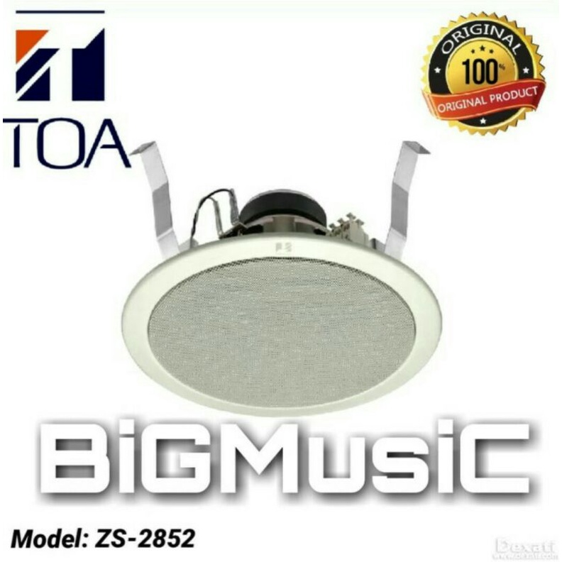 Jual Speaker Ceiling TOA ZS 2852 Origina Speaker Plafon 15 Watt ...