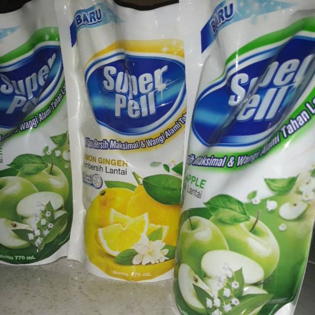 Jual Super pell (770ml)/soklin lantai(780ml) | Shopee Indonesia