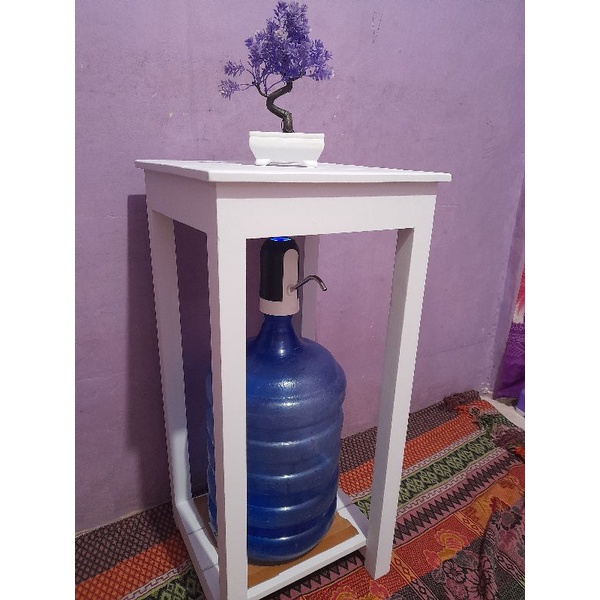 Jual meja dispenser megicom kayu galon pakePOMPA sampingtempat tidur ...