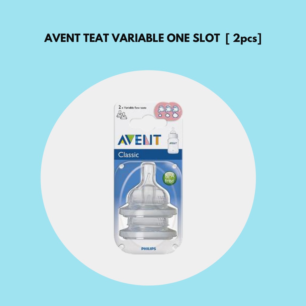 Jual AVENT TEAT VARIABLE ONE SLOT / Dot Bayi SCF635/27 | Shopee Indonesia