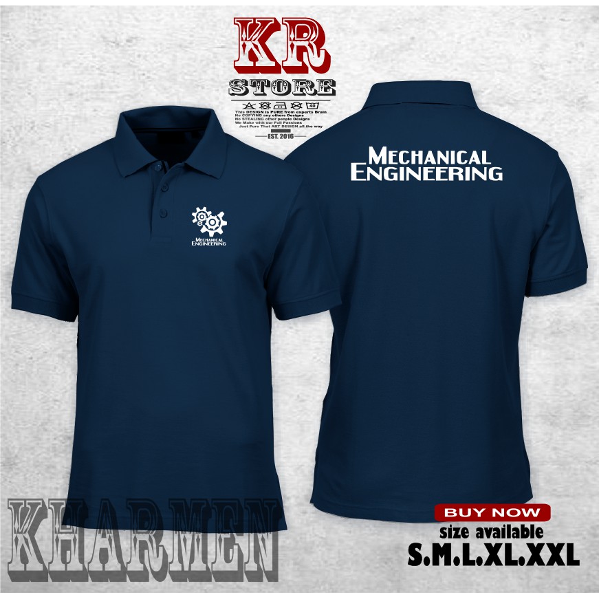 Jual POLO SHIRT KAOS KERAH MECHANICAL ENGINEERING V.2 KAOS KERAH TEKNIK ...