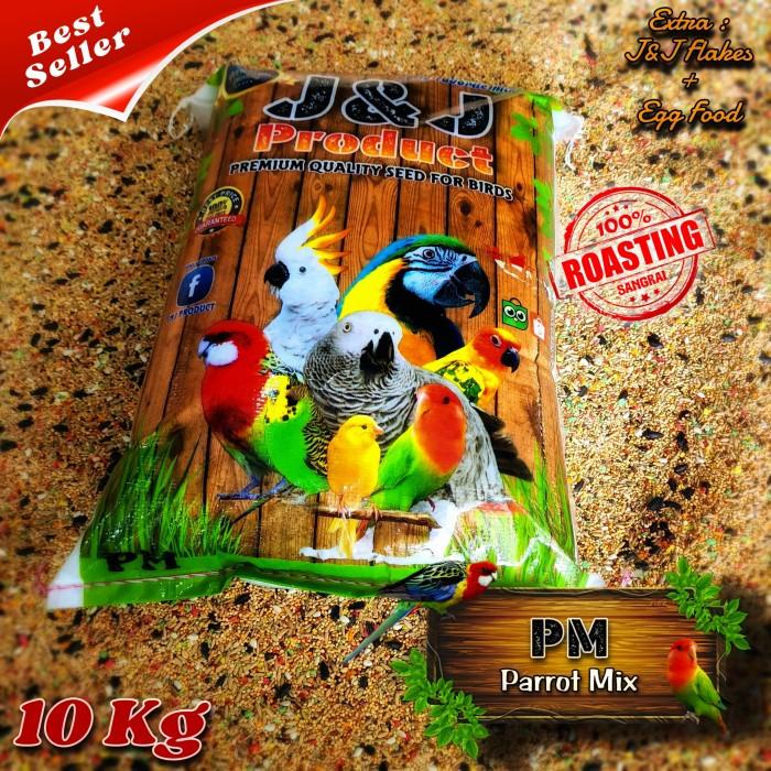 Jual Akhdan Pakan Ternak Lovebird Falk Parkit J&J Premium Seed 10Kg ...