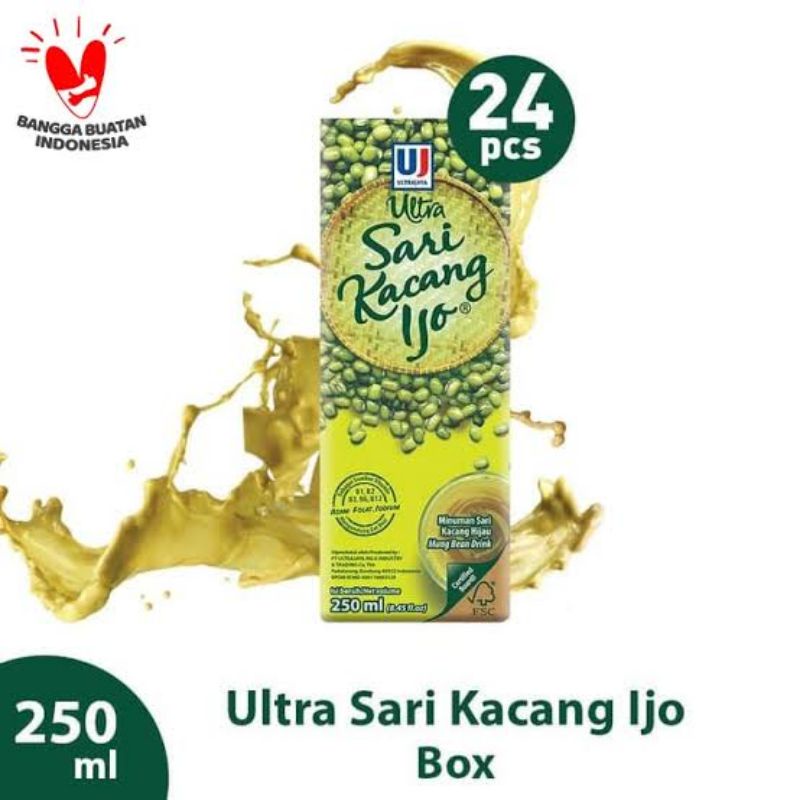 Jual Ultra Sari Kacang Hijau 250 ml | Shopee Indonesia