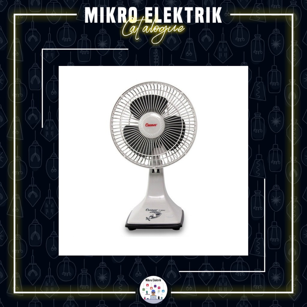 Jual Cosmos KDU 7 Inch Desk Fan + Wall Fan 2 in 1 | Shopee Indonesia