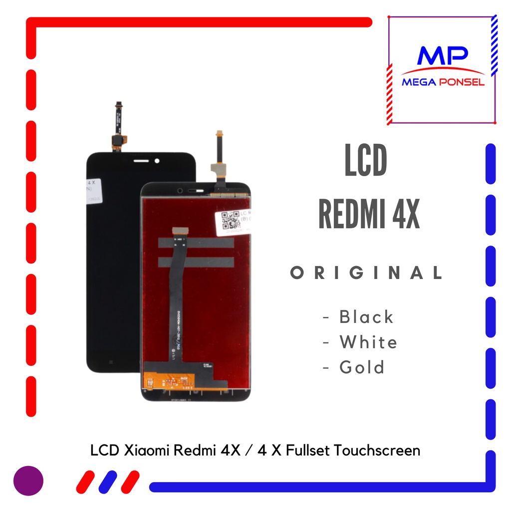 Jual LCD Xiaomi Redmi 4x Fullset Touchscreen - Mega Ponsel Bandung ...