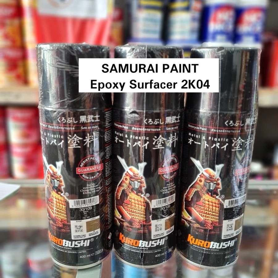 Jual SAMURAI PAINT EPOXY SURFACER 2K SERIES 400 ML | Shopee Indonesia
