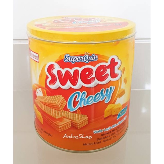 Jual Superquin Gold 300G Wafer Biskuit kaleng Super quin gold 300 Gram ...
