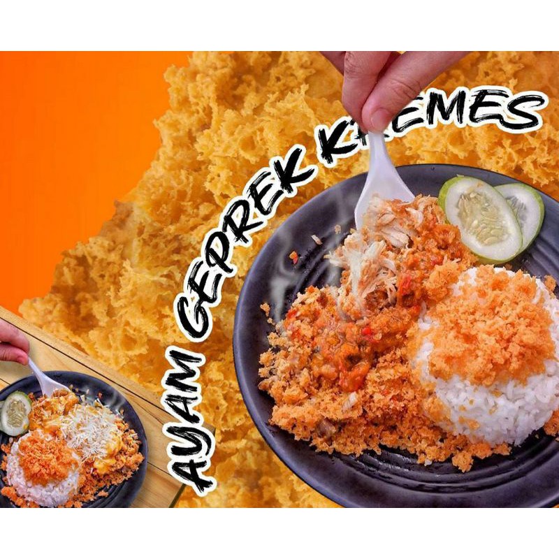 Jual Ayam Geprek Kremes + Nasi + Lalapan | Shopee Indonesia