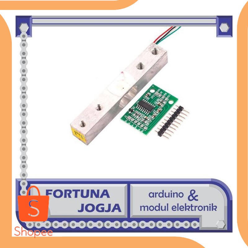 Jual Promo perkakas Paket Load Cell 1kg Sensor Berat dan Modul HX711 ...
