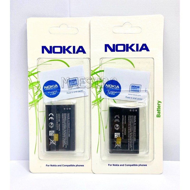 Jual Baterai Batre Nokia BL 4c BL 5c Ori 99% BLACK Pack Panjang | Shopee Indonesia