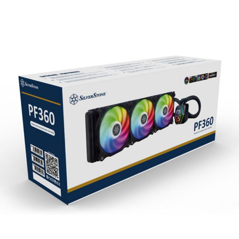 Jual SILVERSTONE CPU LIQUID COOLER PF 360( ARGB, TRIPLE 120mm Fan ...