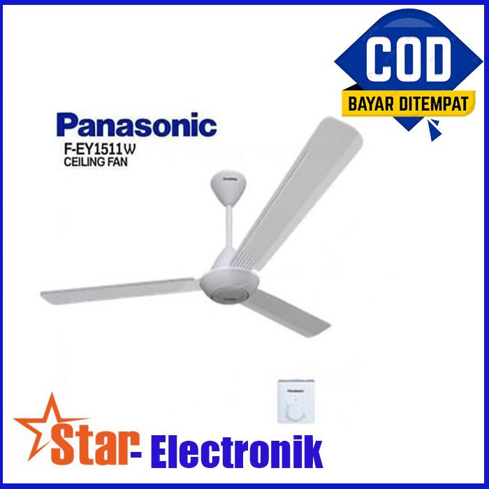 Jual Kipas Angin Plafon PANASONIC CEILING FAN FEY - 1511W Putih 56 ...