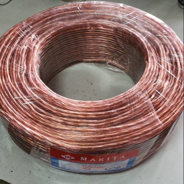 Jual Kabel Audio Speaker Makita Monster Bening Transparant 2x80 atau ...