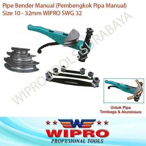 Jual Alat Pembengkok Tekuk Pipa Pipe Bender Bending Size 10-32 WIPRO SWG32 | Shopee Indonesia