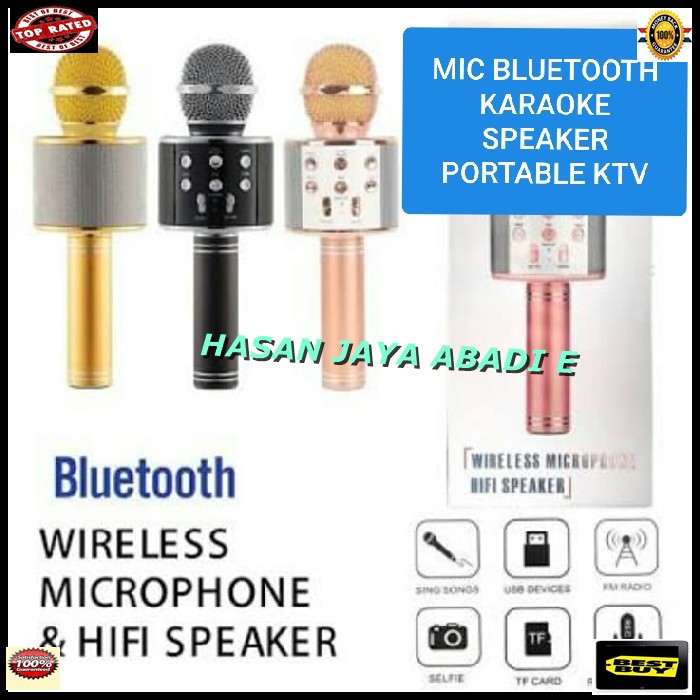Jual MAGIC KARAOKE SPEAKER bluetooth wireless musik blutut portable ...