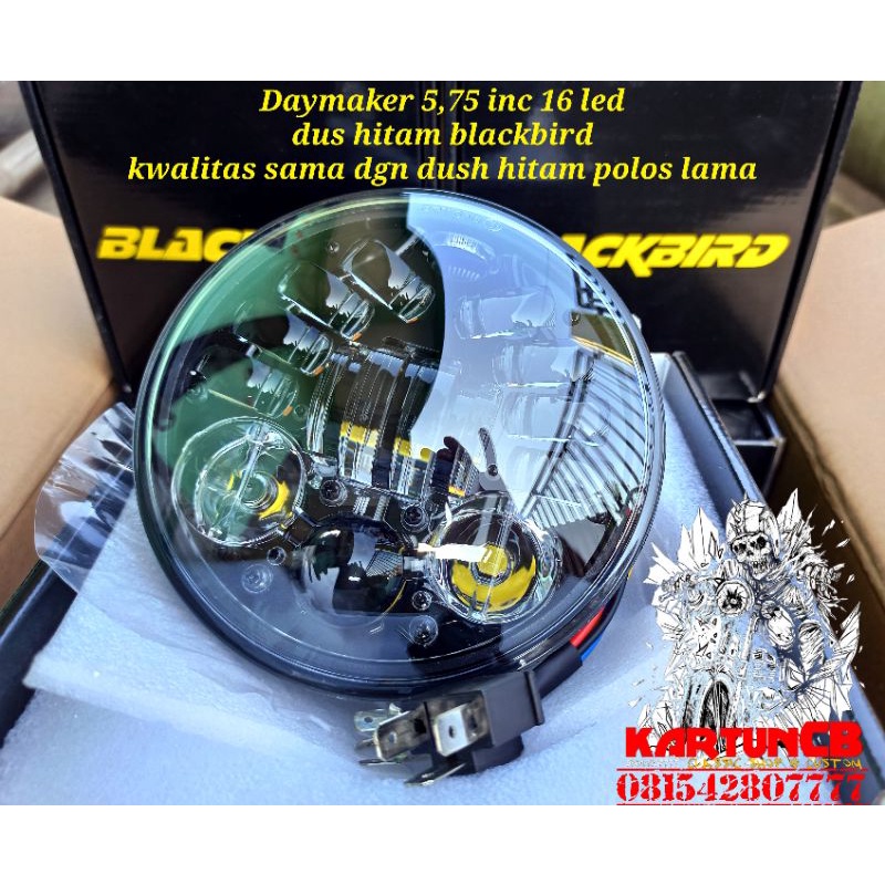 Jual Daymaker blackbird 5,75inc kwalitas jaminan terbaik bisa sett batok L2g/batok CB125 ...