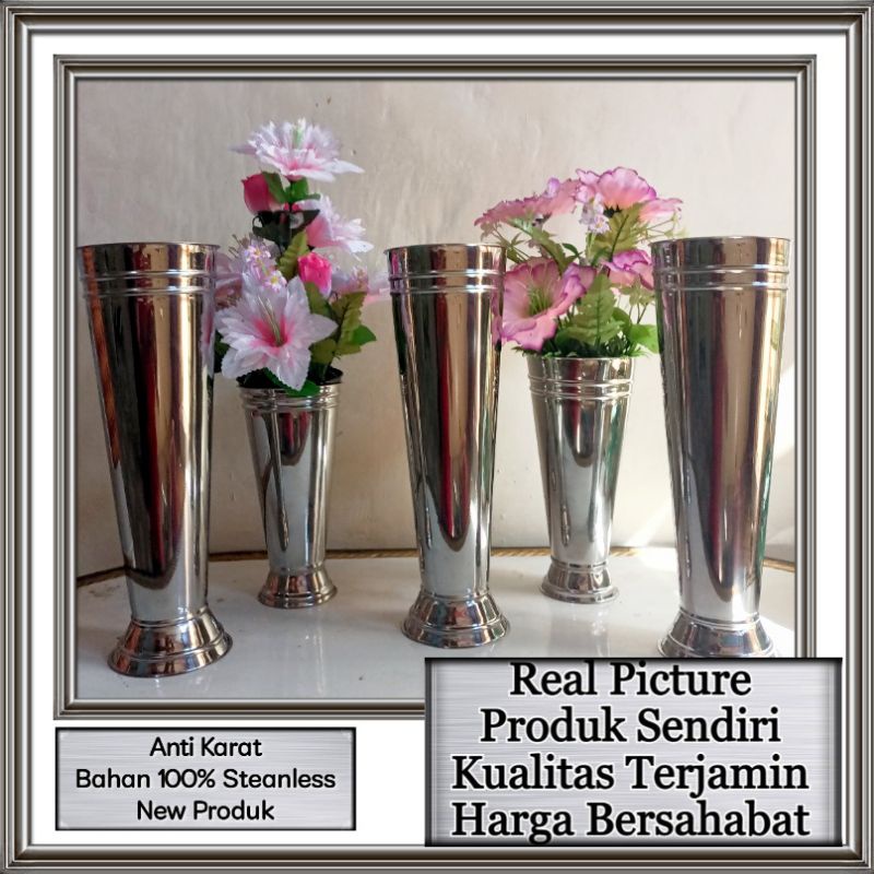 Jual Vas Bunga Dekorasi / Pot Bunga Interior ( Tinggi 20 cm ) | Shopee ...
