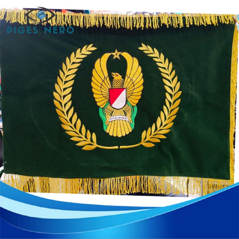 Jual Bendera Pataka Panji-Panji TNI AD Bordir | Shopee Indonesia