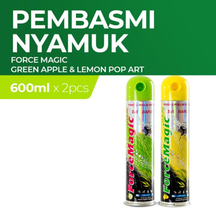 Jual ForceMagic Pop Green Apple 600ml + Art Lemon 600ml | Shopee Indonesia