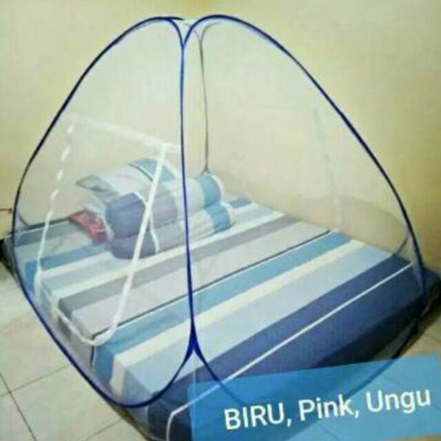 Jual kelambu nyamuk kelambu tenda lipat butterfly 200x200 180x200 ...