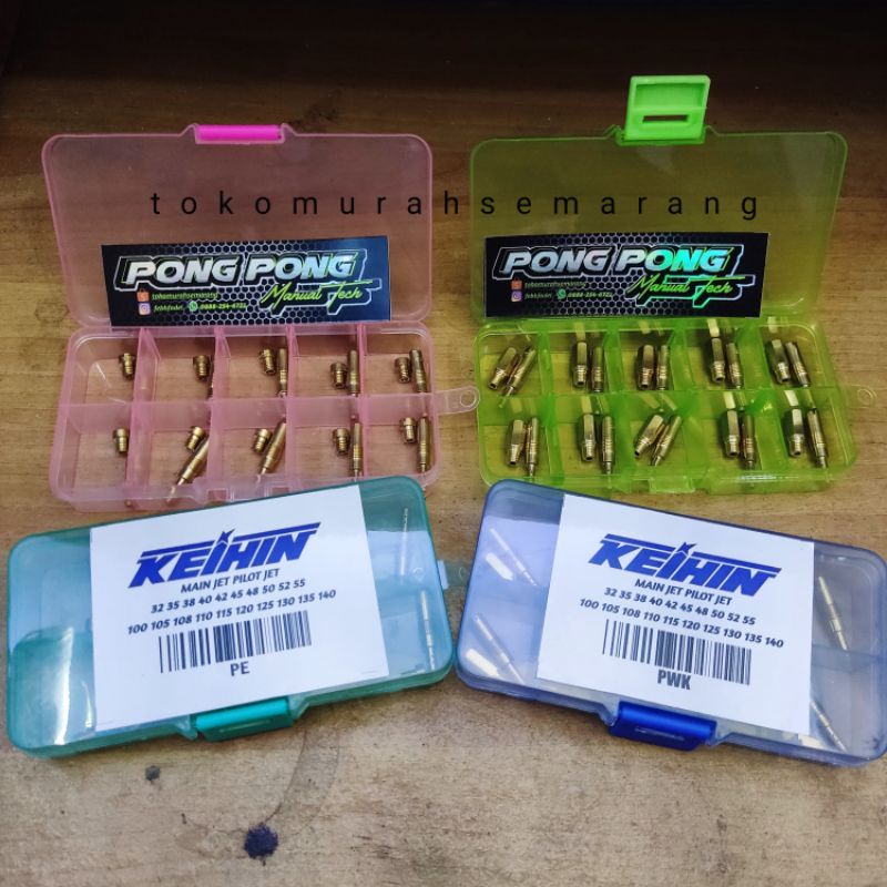 Jual PJ MJ main jet pilot jet PWK PE PWL PWM TIGER PJ KEIHIN 20PCS {FREE BOX} spuyer karbulator ...
