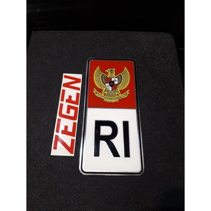Jual Emblem plat RI Republik Indonesia Garuda merah putih | Shopee ...