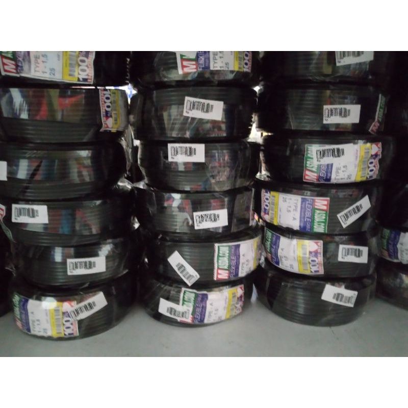 Jual Kabel listrik engkel tunggal alumunium Masda 1.5mm 25 yard ...