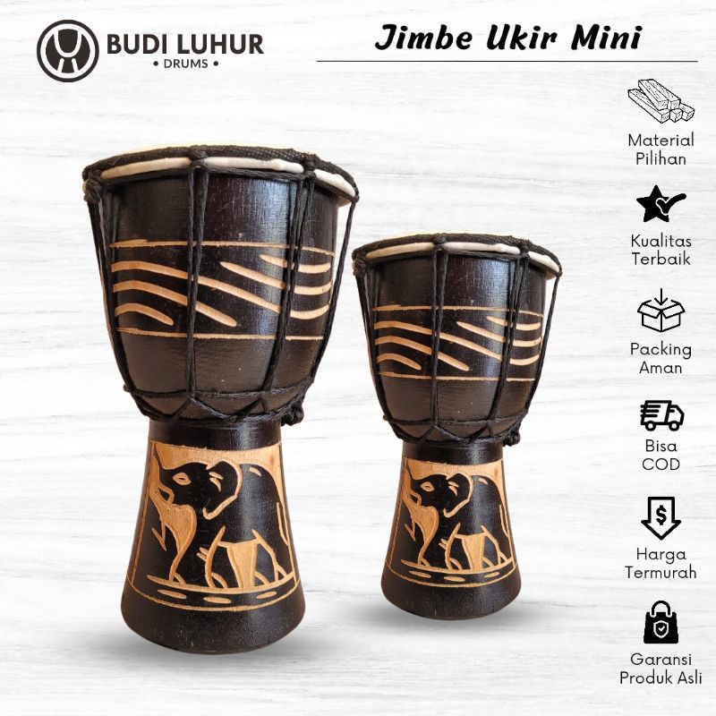 Jual Mainan Kendang Jimbe Mini Alat Musik Gendang Jimbe Anak Kecil ...