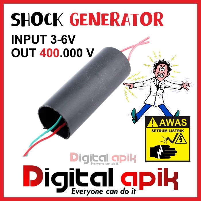 Jual Super Arc 400KV High Voltage Shock Generator Step Up Inverter IN 3 ...