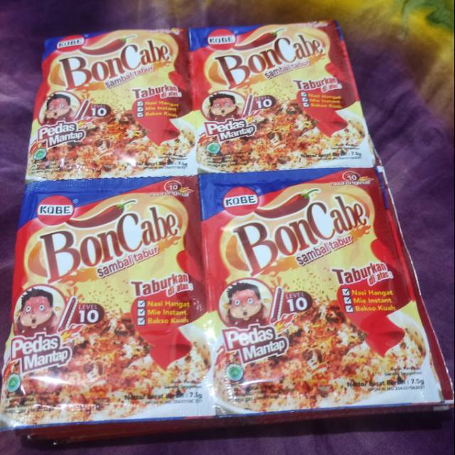 Jual Boncabe Bon Cabe Sachet Level 10 | Shopee Indonesia