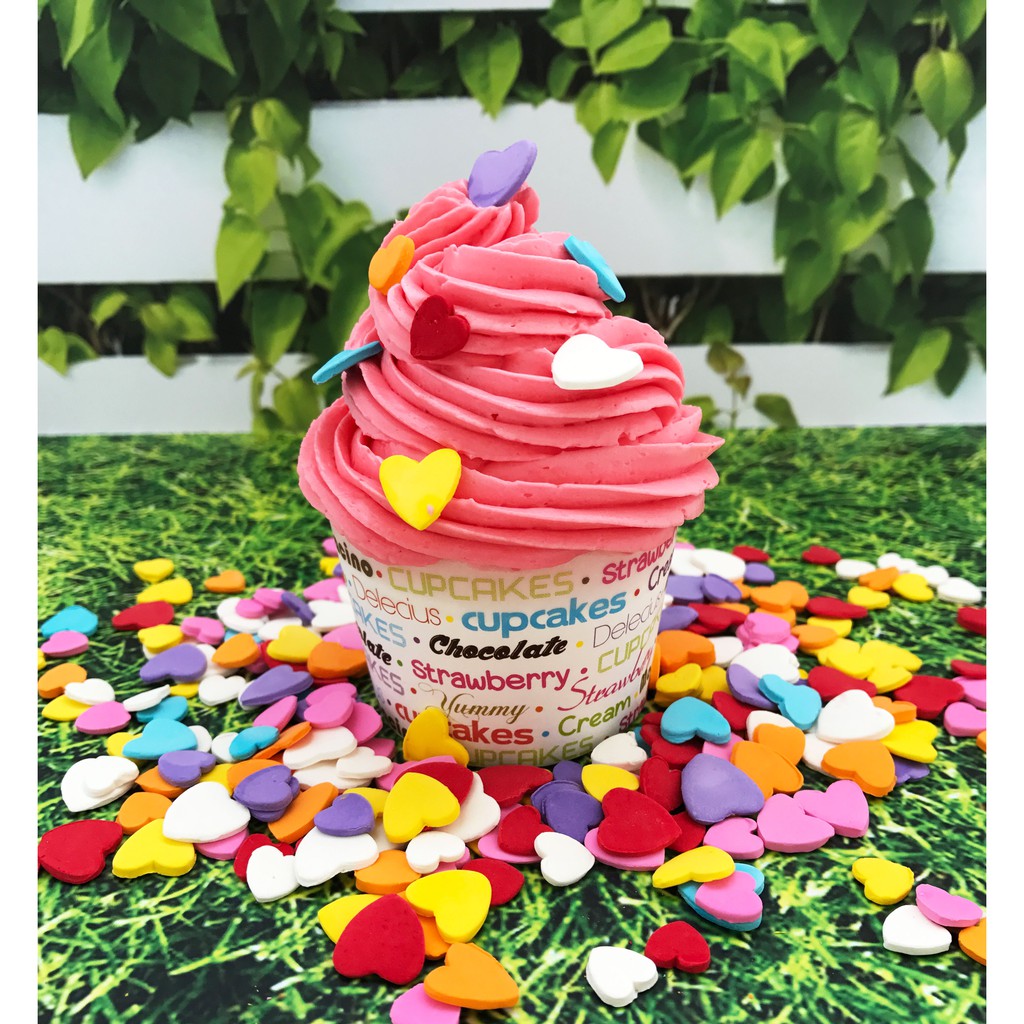 Jual Hiasan kue Gumpaste - taburan kue sprinkle bulat / hati/ valentine ...