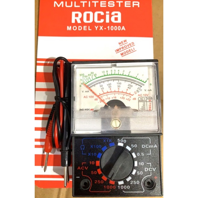 Jual AVOMETER Multitester multimeter analog MINI 1000A viper rocia ...