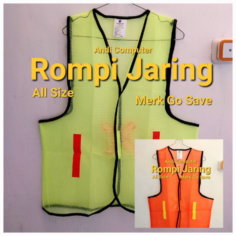 Jual Baju Rompi Jaring Safety Proyek Parkir Murah | Shopee Indonesia