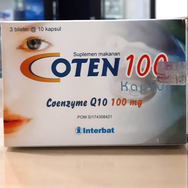 Jual COTEN 30 / 100 BOX ISI 30 TAB - Antioksidan memelihara kesehatan ...