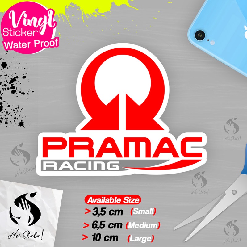 Jual Stiker Pramac Racing Sticker Racing Ngabers Bahan Vinyl Anti Air ...