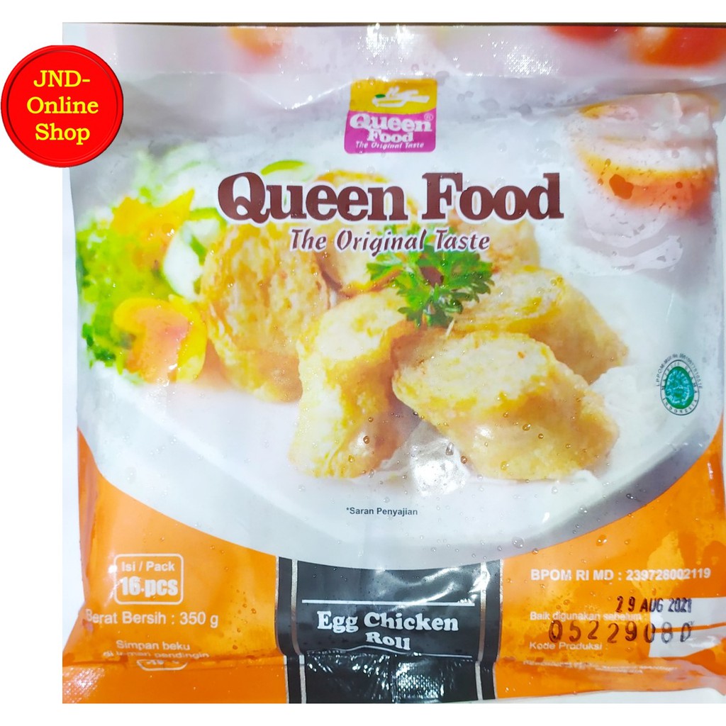 Jual Egg Chicken Roll, merek Queen Food, uk 350 gr | Shopee Indonesia
