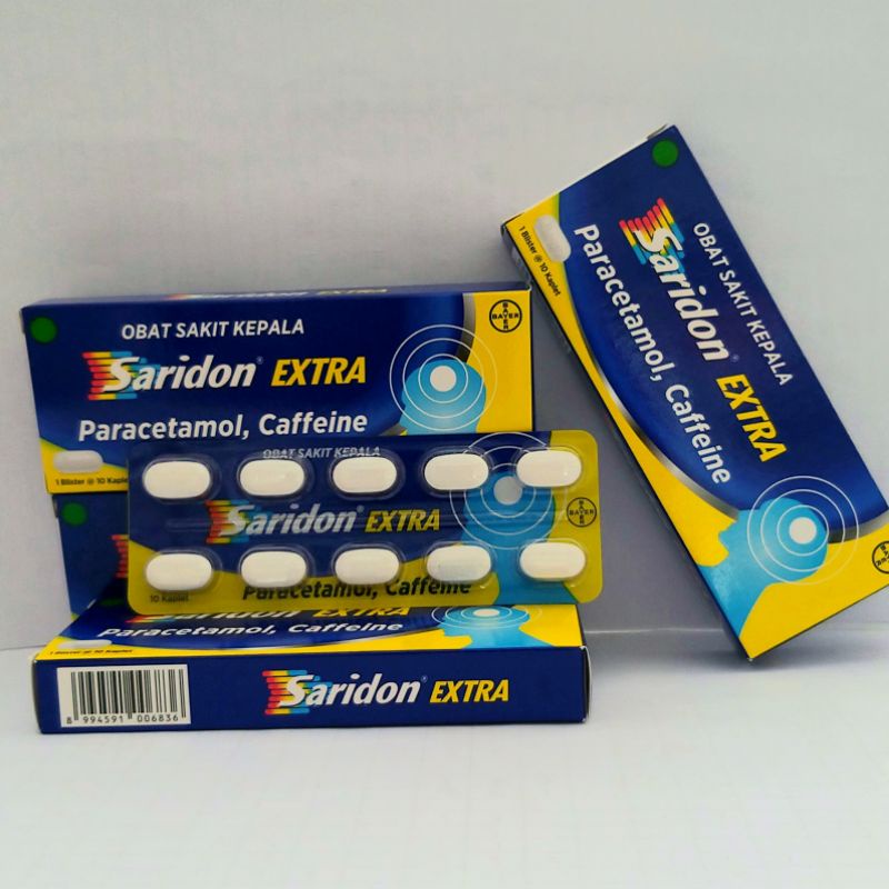 Jual Saridon Ekstra ( obat pusing, obat sakit kepala, tanpa ngantuk ...