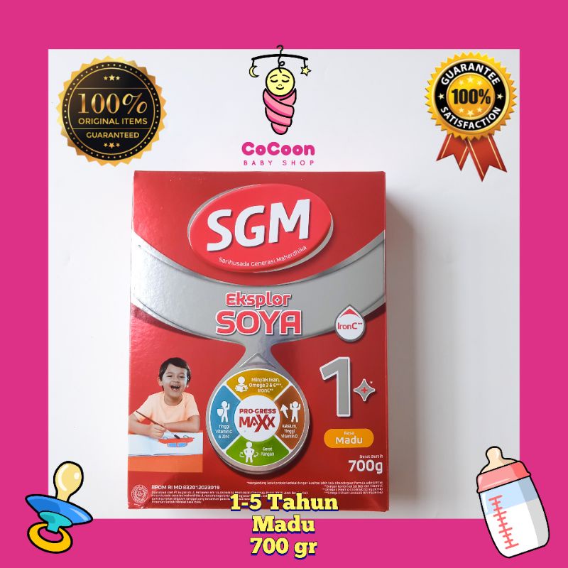 Jual Susu Formula Anak SGM Eksplor Soya 1+ 1-5 Tahun Madu 700 g 700gr | Shopee Indonesia