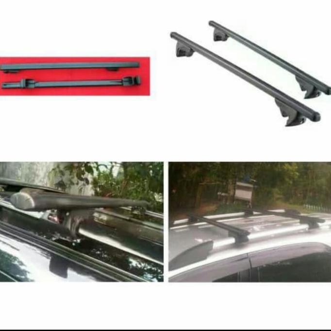 Jual Paket Cross Bar Jepit Roof Rail+Rack Rockford Rush/Terios Lama ...