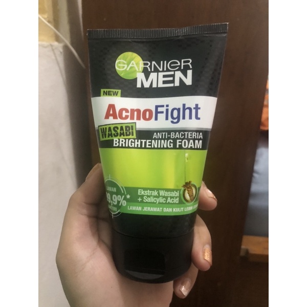 Jual garnier man acno fight wasabi foam 100ml | Shopee Indonesia