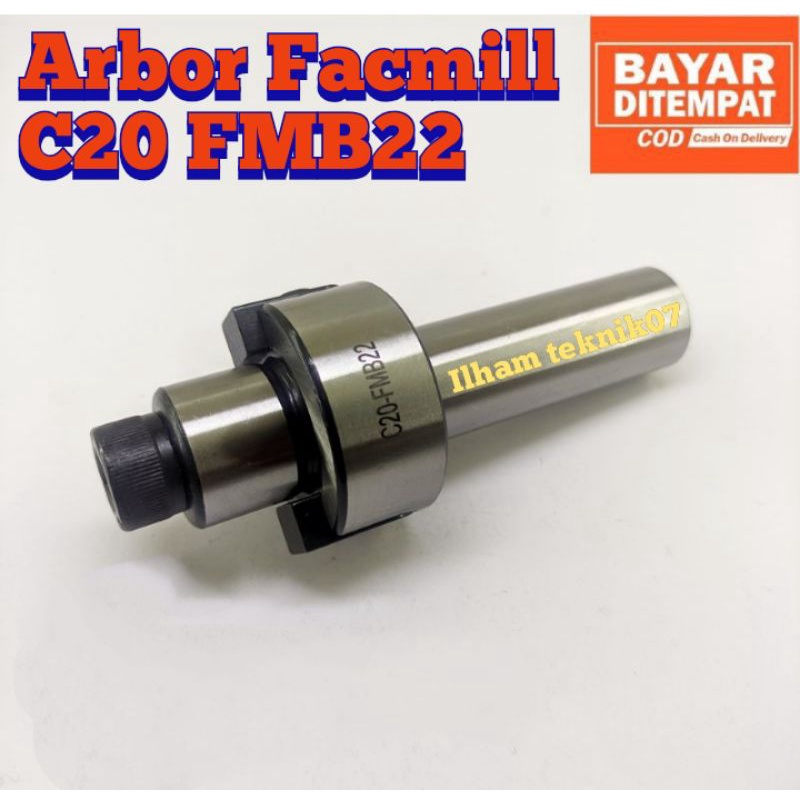 Jual C20 FMB22 Arbor Facemill Holder Bubut Face Mill Alat Mesin Bubut ...