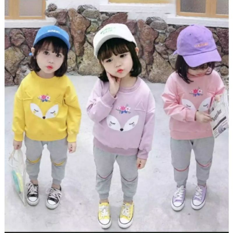 Jual SETELAN BAJU ANAK PEREMPUAN FLOW // USIA 0-7 TAHUN | Shopee Indonesia