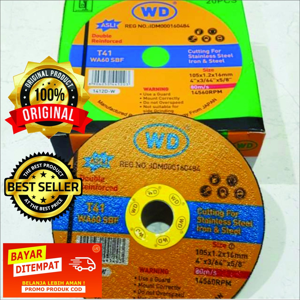 Jual Batu Grindo Potong Besi Wd Resibon Potong Besi Mata Pisau Potong ...