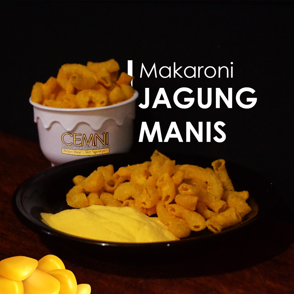 Jual Cemni - Makaroni Kemasan Kecil 50gr (Balado, BBQ, Jagung Bakar ...