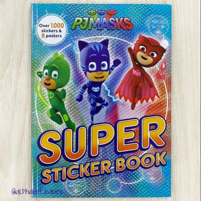 Jual PJMASKS - Super Sticker Book (Over 1000 Stickers & 8 Posters ...
