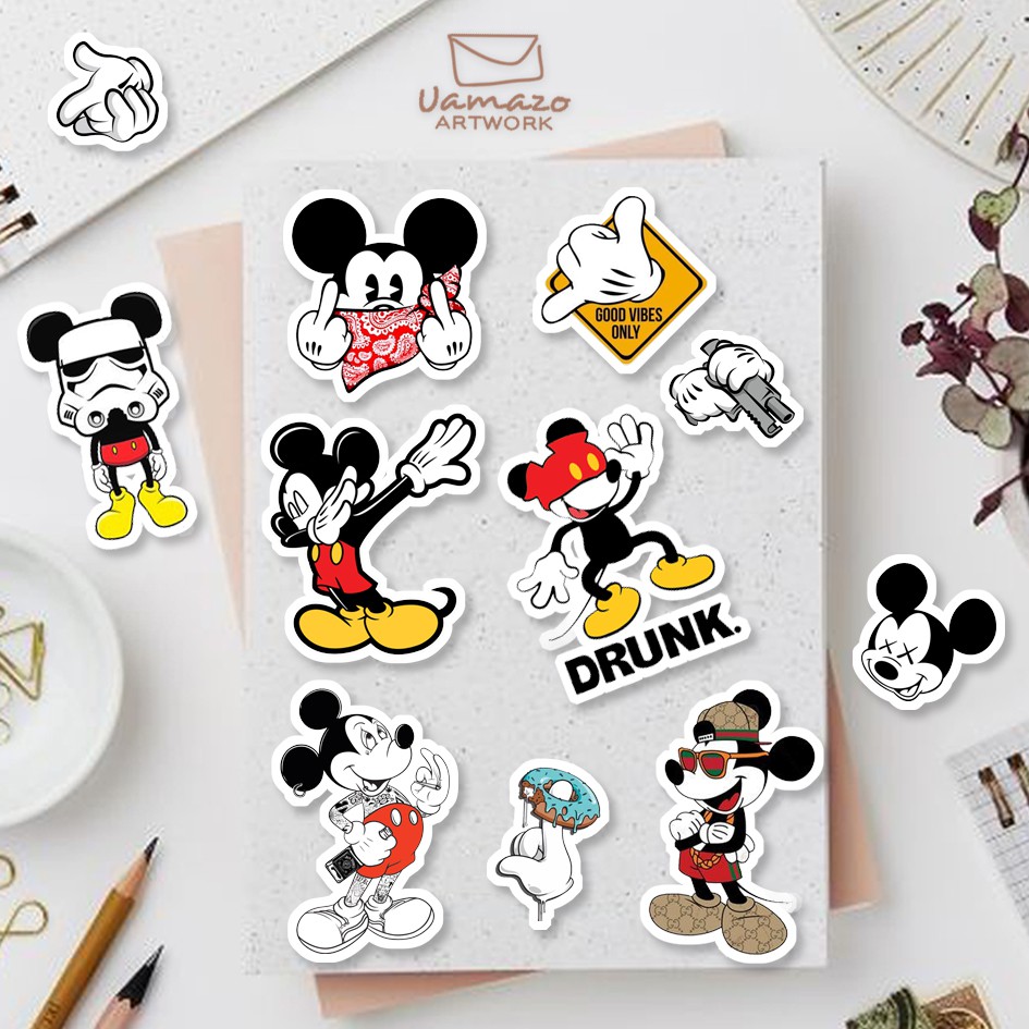 Jual Sticker Tumblr / Mickey Fun / Sticker Pack / Sticker Lucu ...